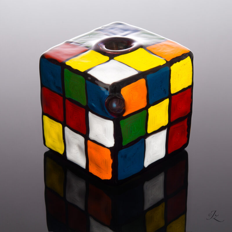 RED's Rubik Cube - JRed Glass